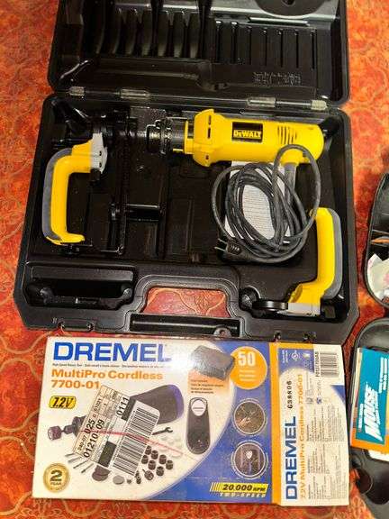 Power Tools Lot – Dremel, DeWalt & Mouse - Auction Ohio