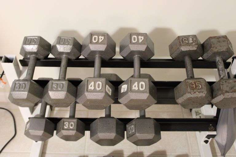 Hex Weights Set - Auction Ohio