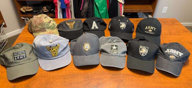 U.S. Army & West Point Ball Caps - Auction Ohio