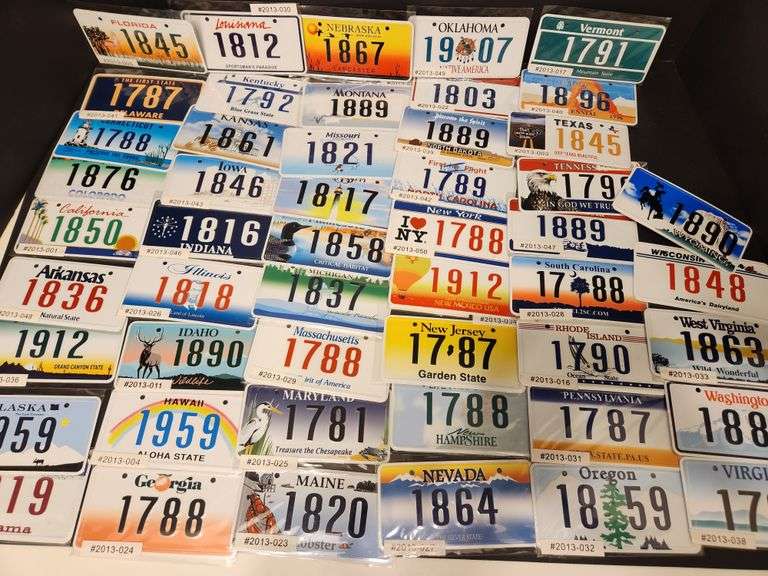 Mini License Plates - Auction Ohio