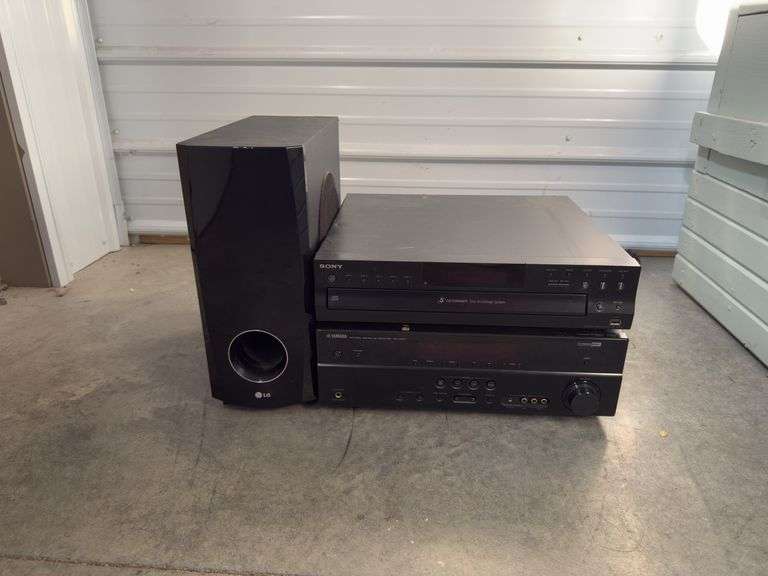 AV Receiver, 5-CD Changer and LG Subwoofer - Auction Ohio