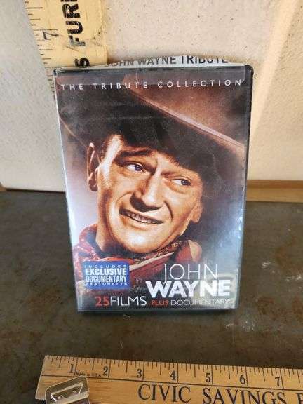 John Wayne 25 Films Plus Documentary On Dvd - Auction Ohio