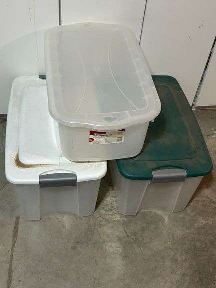 Plastic Storage Totes - Auction Ohio