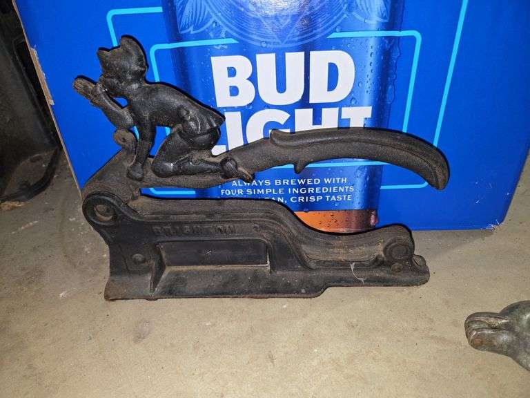 Vtg Brighton No. 3 Cast Iron Tobacco Cigar Plug Cutter - Auction Ohio