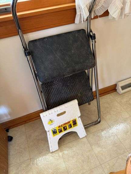 Cosco Step Stool and Folding Step Stool Set - Auction Ohio