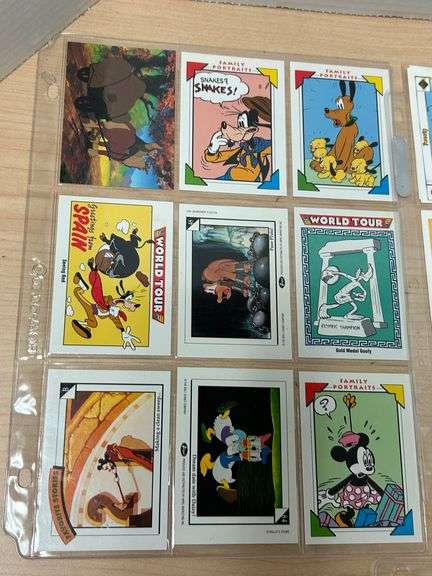 Lot of 35 Vintage Animation Trading Cards – Disney, Goofy, Robin Hood ...