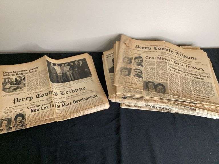1978 Perry County Tribune Newspaper Lot – Local History from Southeast ...