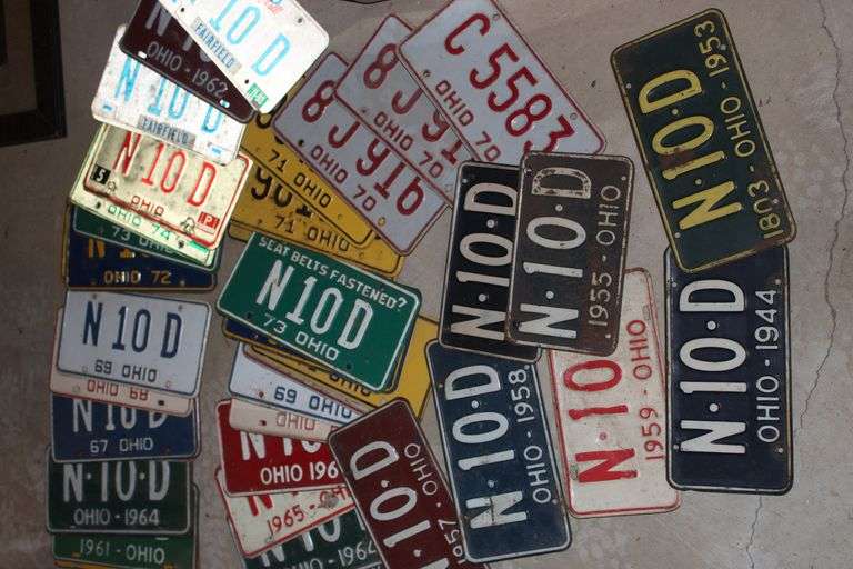 Ohio License Plates - Auction Ohio