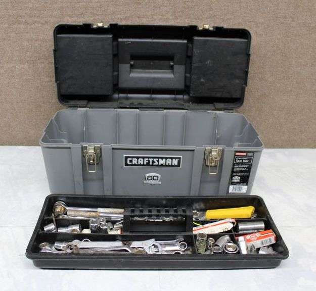 Craftsman 80th Anniversary 23-Inch Tool Box with Assorted Hand Tools ...