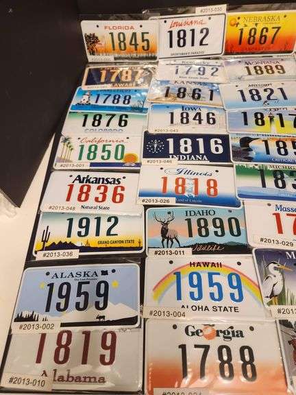 Mini License Plates - Auction Ohio