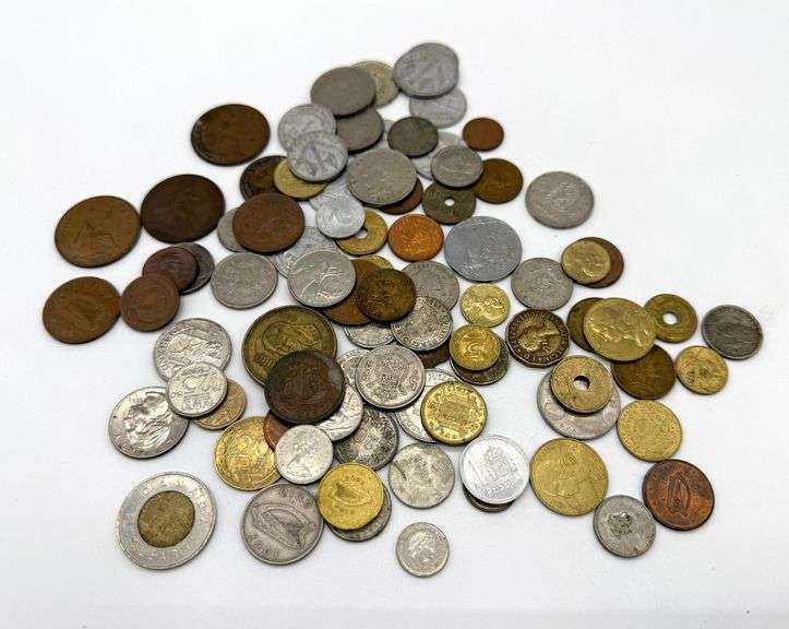 Large Grouping of Foreign Coins - Auction Ohio