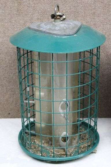 Havahart Live Animal Trap, Blue Metal Barrel with Spout, and Green Wire ...