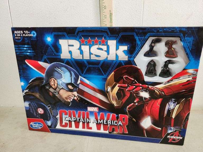 2015 Risk Civil War Captain America Board Game Appears Opened/Never ...