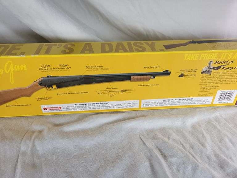 Daisy Model 25 Pump BB Gun - NIB - Auction Ohio