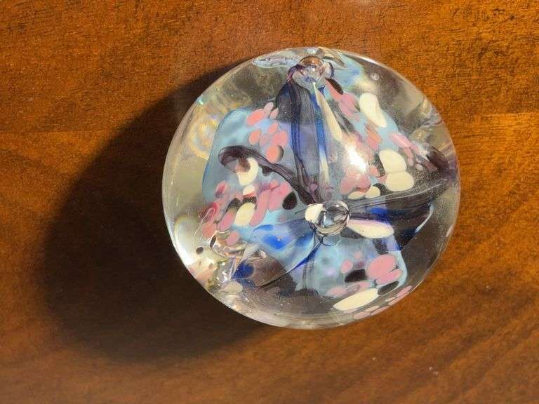 Signed Paperweight - Auction Ohio