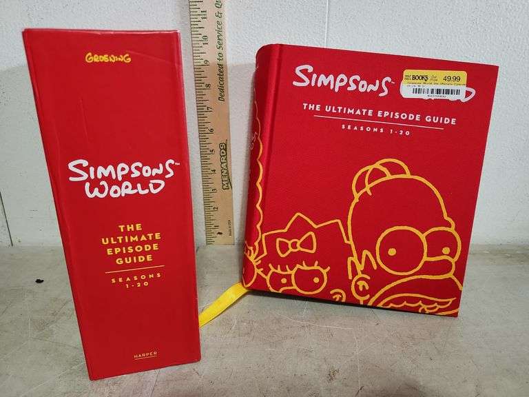 2010 Simpsons The Ultimate Episode Guide Seasons 1-20 Hardback Book W ...