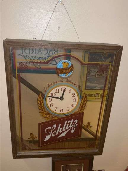 Schlitz Clock - Auction Ohio