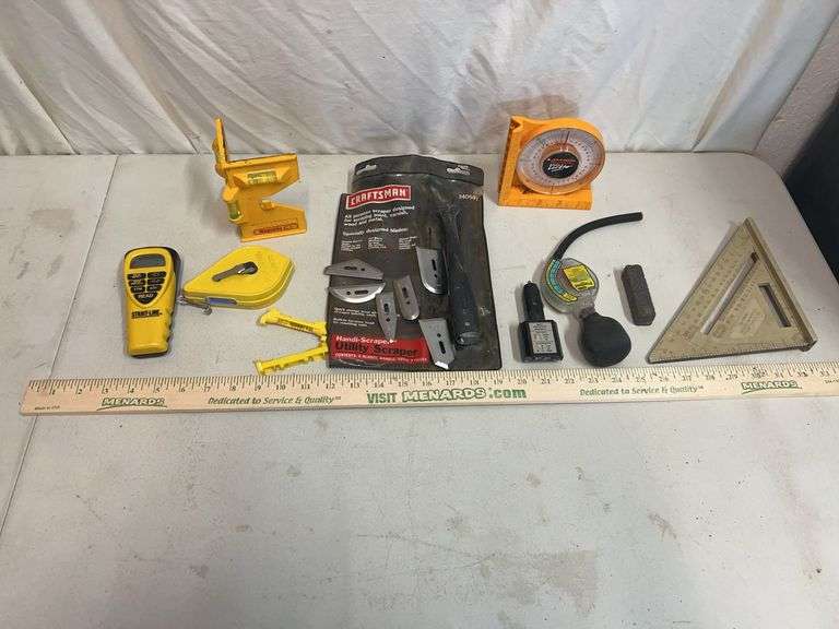 Tools, Antifreeze Tester, Scraper, Chalk Line, Etc. - Auction Ohio