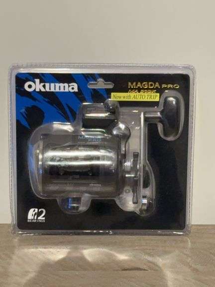 **NEW** Okuma Magda 20DX Line Counter Reel, Fishing Reel - Auction Ohio