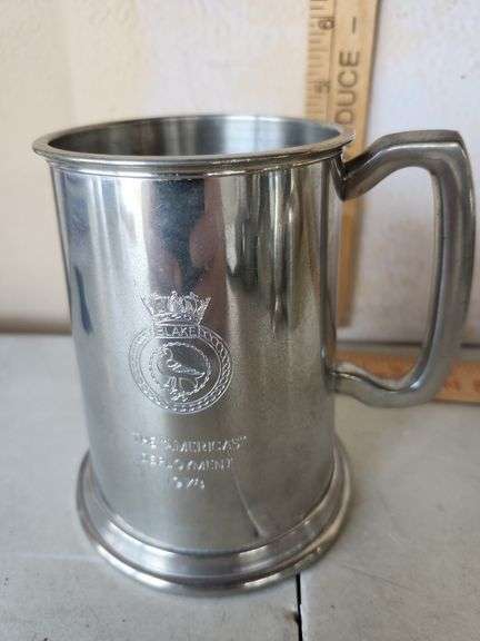 English Pewter Made In Sheffield England 5'' Tall Mug Blake The ...