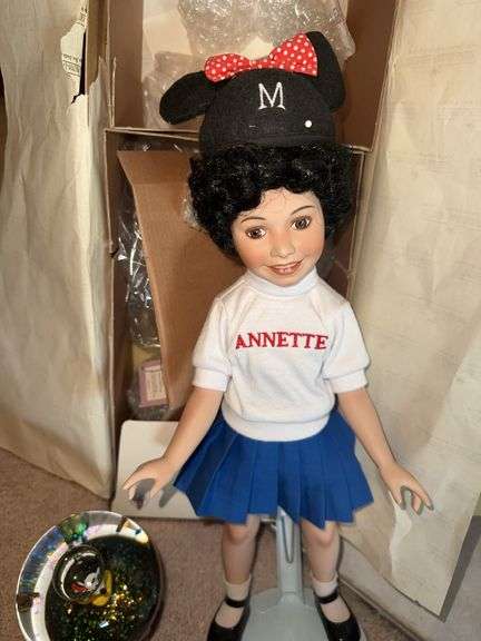 Ashton Drake Annette – Mickey Mouse Club doll inbox and a Disney ...