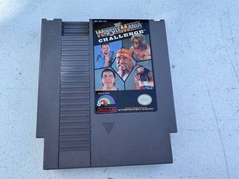WWF WrestleMania Challenge NES Cartridge - Auction Ohio