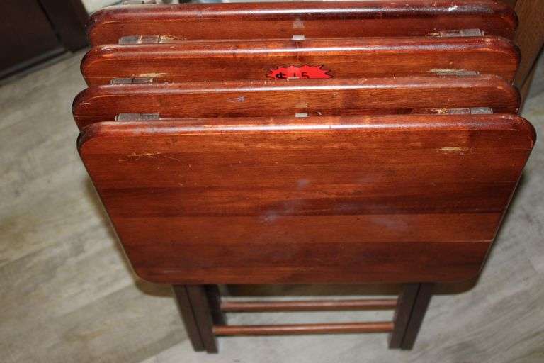 Folding Tray Tables - Auction Ohio