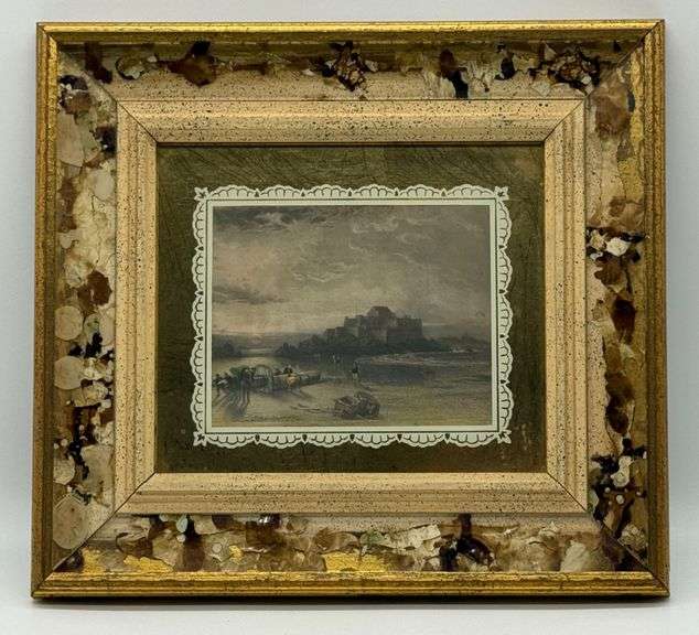 Antique - Hand Colored - Engraving - Auction Ohio