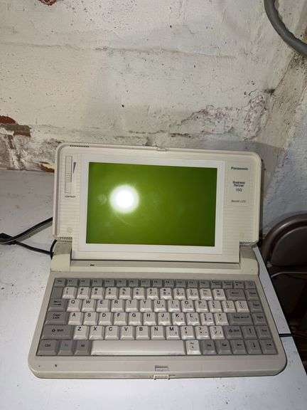 Rare vintage Panasonic laptop computer - Auction Ohio
