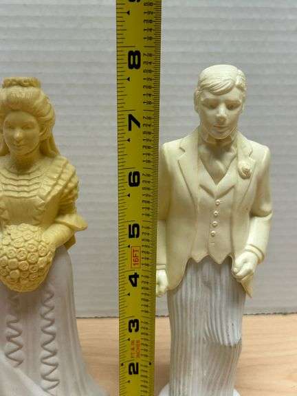 Avon “Bridal Moments” & “Proud Groom” Sweet Honesty Cologne Decanters ...