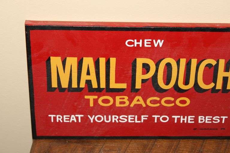 Mail Pouch Tobacco Sign - Auction Ohio