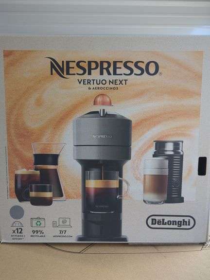 Breville Vertuo Next Coffee and Espresso Maker in Light Gray, Single ...