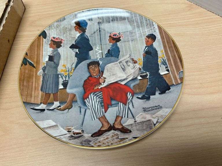 Norman Rockwell “Easter Morning” Collector Plate – 1984 Second Edition ...