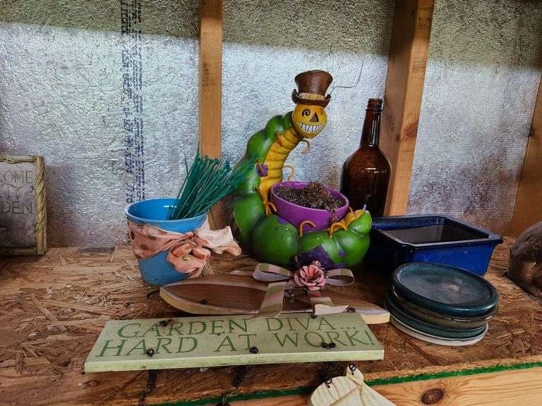 Caterpillar Planter 13'' Tall, Flower Pots & Other Garden Items ...