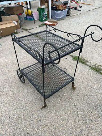 Metal Tea Cart - Auction Ohio