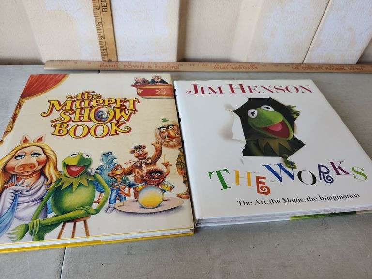 1978 The Muppet Show Book & 1993 Jim Henson The Works - Auction Ohio