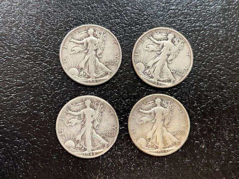 1943 Walking Liberty Half Dollars - Auction Ohio