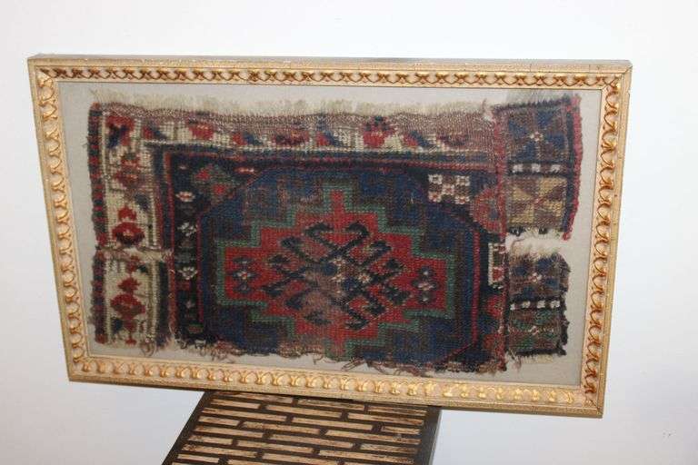 Framed Rug Fragment - Auction Ohio