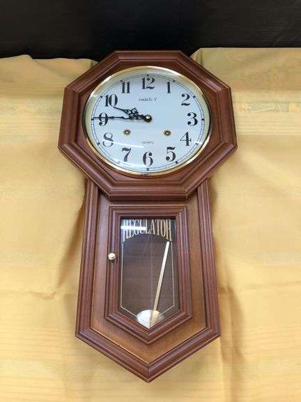 Rodell Wall Mounted Pendulum Clock - Auction Ohio
