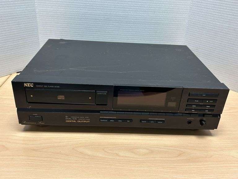 NEC Renaissance Series Compact Disc Player CD-630 – 1989 - Auction Ohio