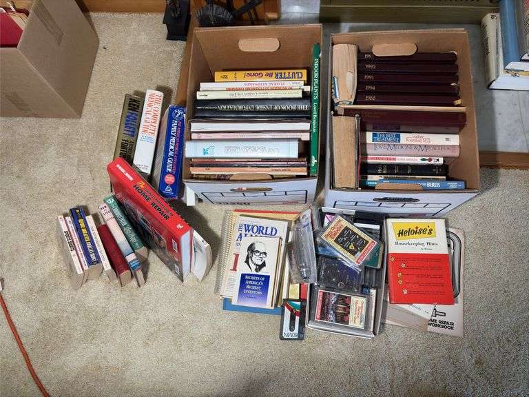 Two Boxes of Books and More - Auction Ohio