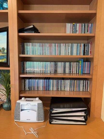 CD collection with CD player - Auction Ohio