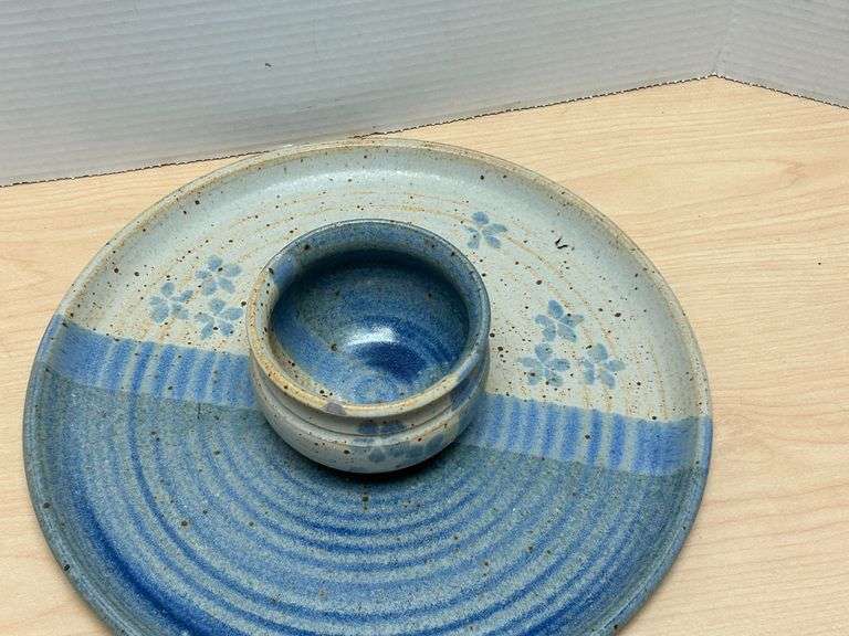 Doug Hively Signed Pottery Chip & Dip Set – Dallas Oregon – 2 Pc ...