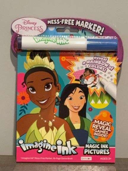 **NEW** Disney Princess Magic Ink Coloring Book - Reveal a Rainbow of ...