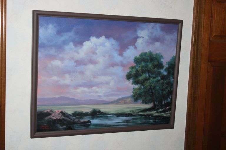 Robert Warren Landscape Oil Painting - Auction Ohio