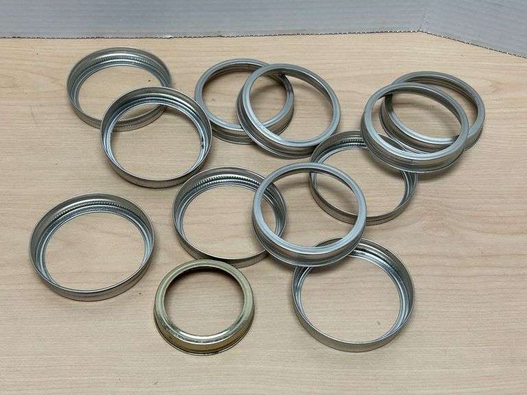 Set of 13 Canning Jar Rings - Auction Ohio