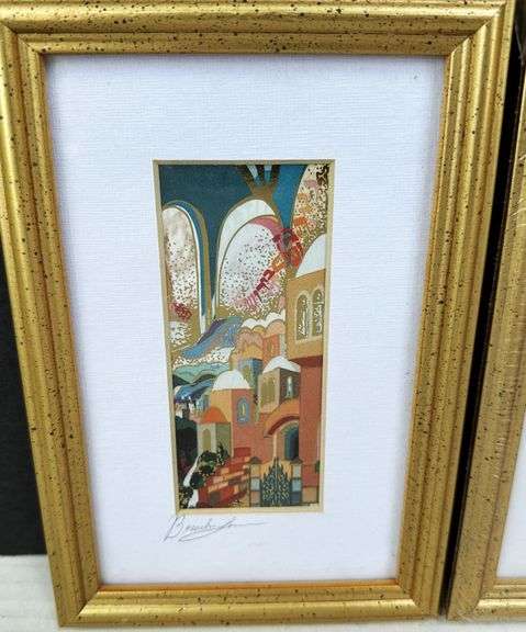 Bracha Brym-Lavee "Gate To Jerusalum" Framed & Signed Art Print ...