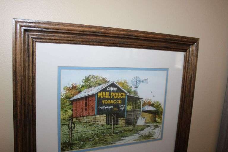 Fusco Mail Pouch Barn Print - Auction Ohio