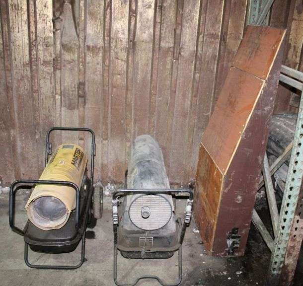 Two Portable Space Heaters And Wooden Ramp - Auction Ohio
