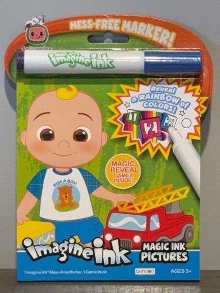 **NEW** CoComelon Magic Ink Coloring Book - Reveal a Rainbow of Colors ...